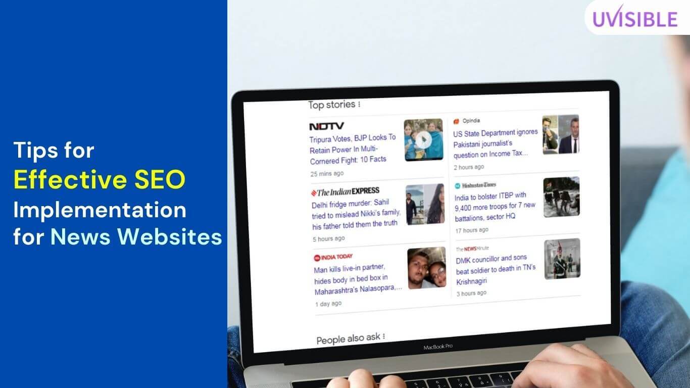 How to do SEO for News Websites? - Uvisible